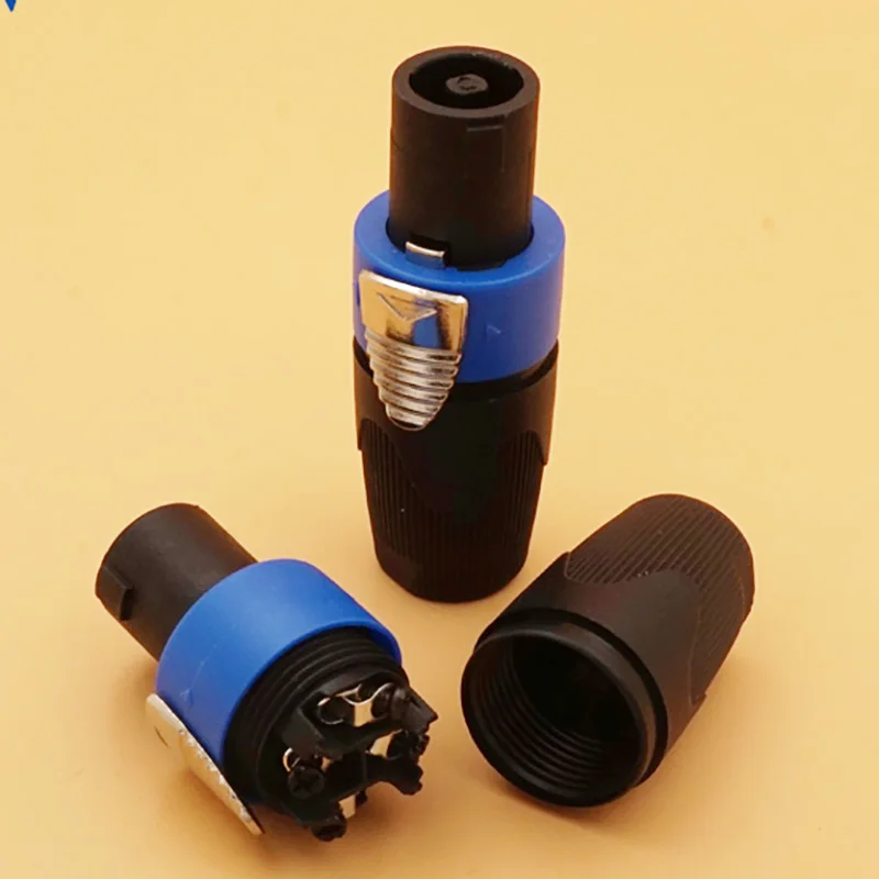 5pcs New Type Nl4fx Speakon 4 Pole Plug Male Audio Speaker Connectors In Connectors From Lights