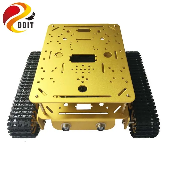 Double Layer Tank Chassis DT200 RC WiFi Robot Tank Car Model ESPduino ...