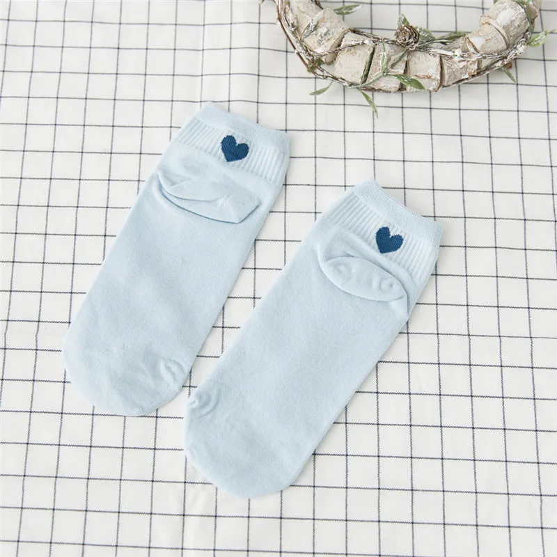 New Cotton Pretty Heart Cute Warm Socks For Female Women's Fall Winter ...