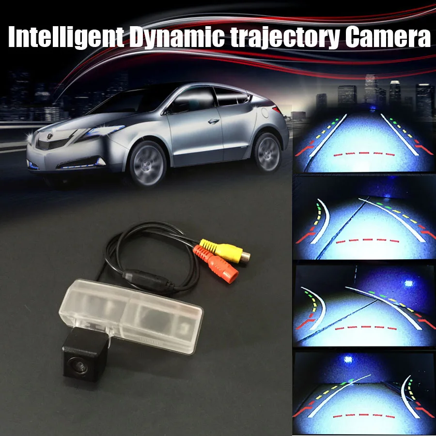 Car Intelligent Reversing Trajectory Tracks Camera Rear View Backup ...