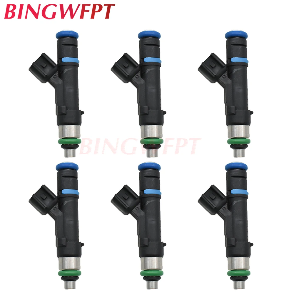 6PCS 0280158020 Fuel Injector Nozzle For Dodge Dakota Jeep Nitro Ram ...