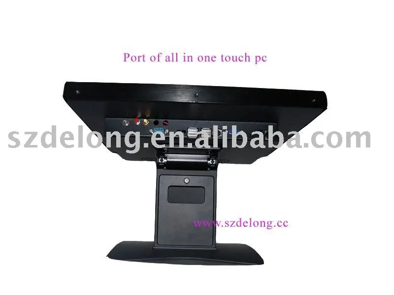 mini desktop pc Fanless touch screen industrial 15inch all in one LCD ...