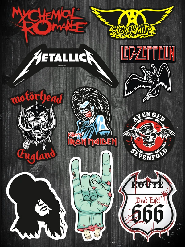 Online Buy Wholesale rock band stickers from China rock band stickers ...