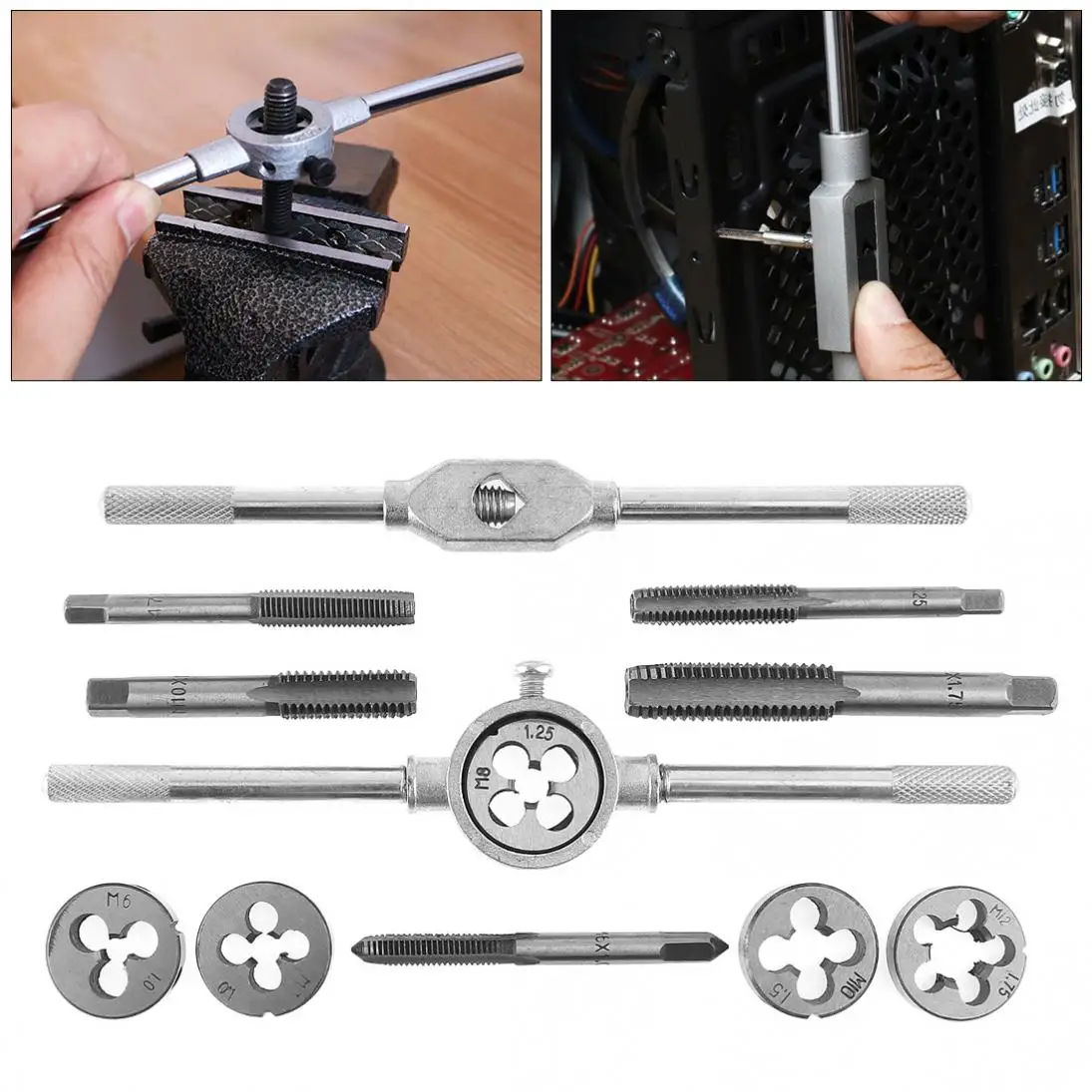 Buy 12pcs Set Multifunction Nc Screw Tap And Die