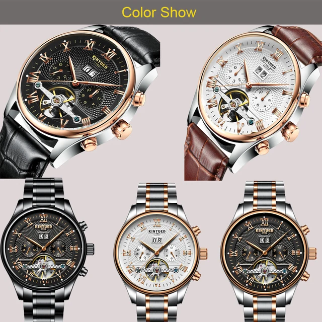 Automatic Men Waterproof Tourbillon Watch – Toublillons – Online ...