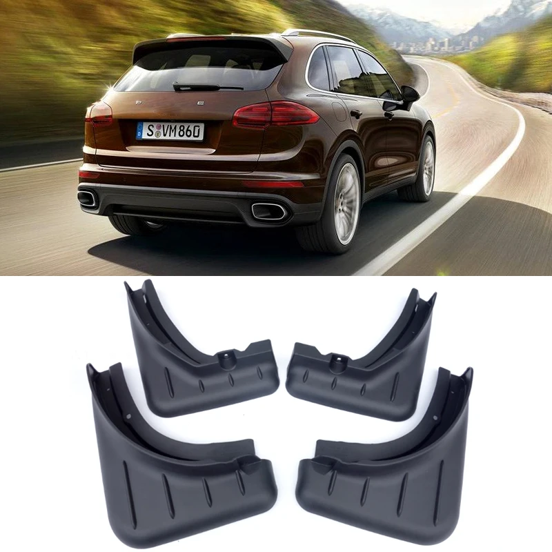 Mud Flaps Splash Guard For Porsche Cayenne 2011-2017 Moulding Mudguard ...