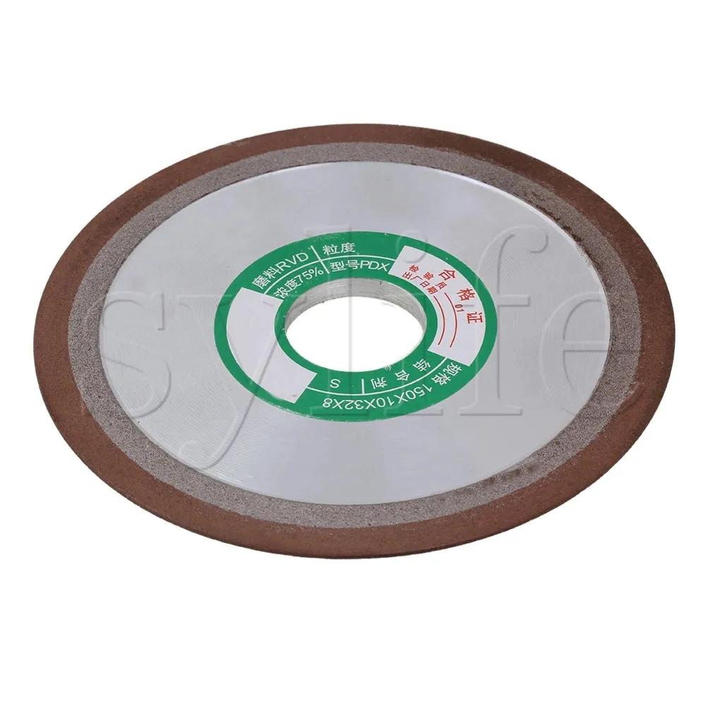 150mm One Side Tapered Diamond Grinding Wheel Grit 180 Cutter Grinder ...