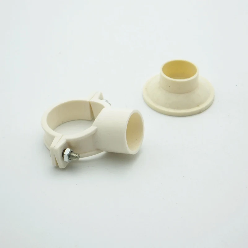 Abrazadera de tubo de PVC de 40mm, soporte de Clip con Base para ...