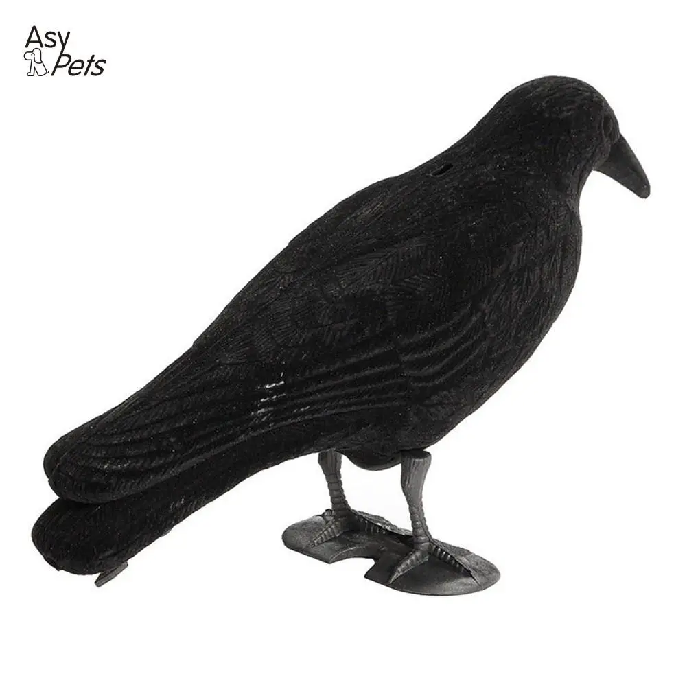 AsyPets Halloween Haunted House Decoration Prop Black Raven Crow Bird ...