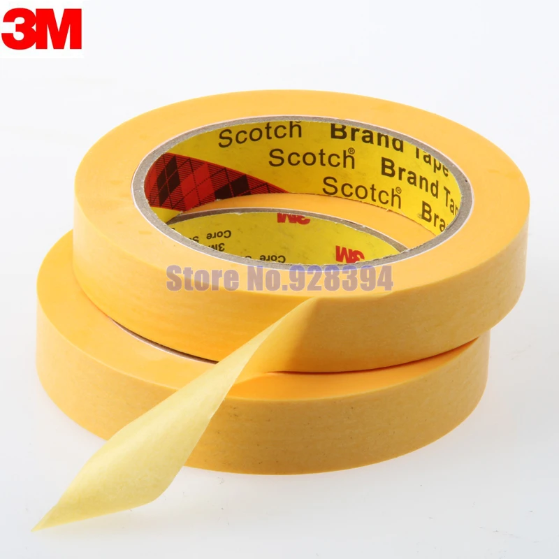 3M 244 25mm x 50M High Temperature Masking Tape For Automotive Car ...