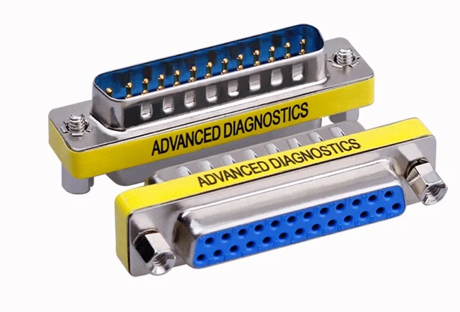 10pcs/lot DB25 25 Pin Serial Port female / Male Adapter|Computer Cables ...