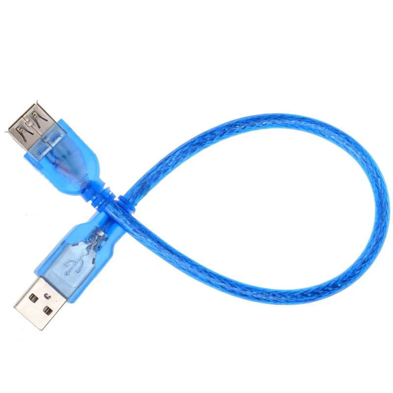 Cabo de extensão usb 2.0, de cobre, macho para fêmea, curto, blindagem ...