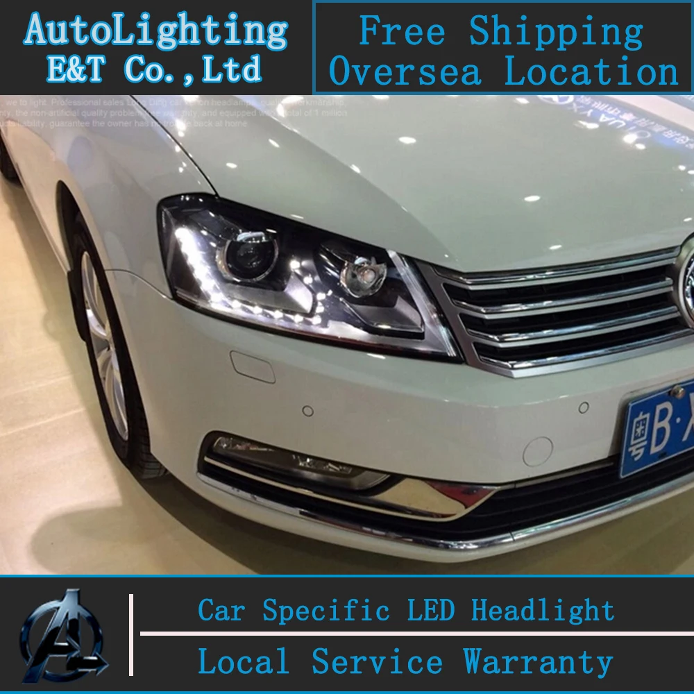 Aliexpress.com : Buy Car styling Head Lamp for VW Passat B7 2012 2014 ...