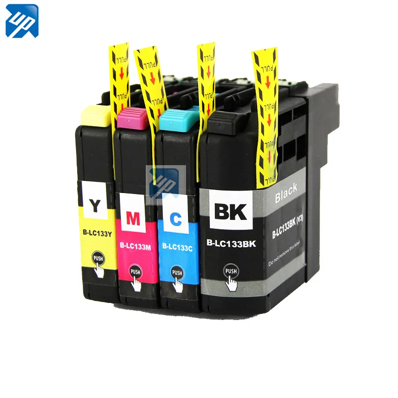 4pcs LC133 LC135 Compatible ink Cartridge for brother DCP J152W J552W J752W J172W J870DW J650DW ...
