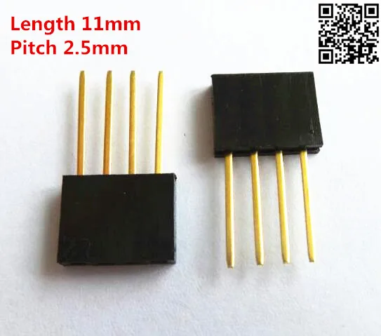 50pcs 4pin Female Header 2 5mm Pitch 4 Pin Male To Female Pin Headers