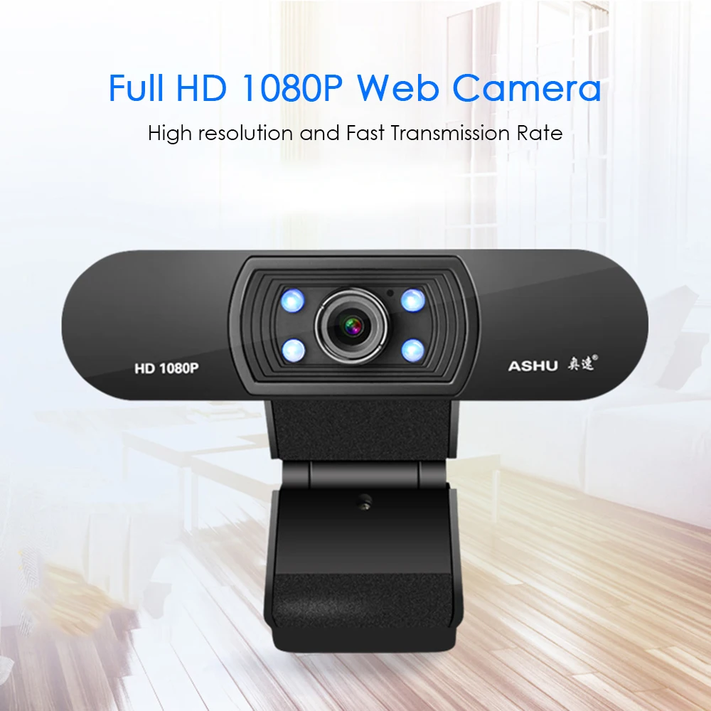 2.0 Megapixel Full HD 1080P Webcams USB 2.0 Web Digital Camera with ...