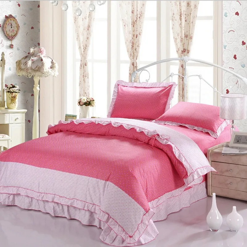 luxury princess bedding sets duvet cover linen/bed set sheet pillowcase ...
