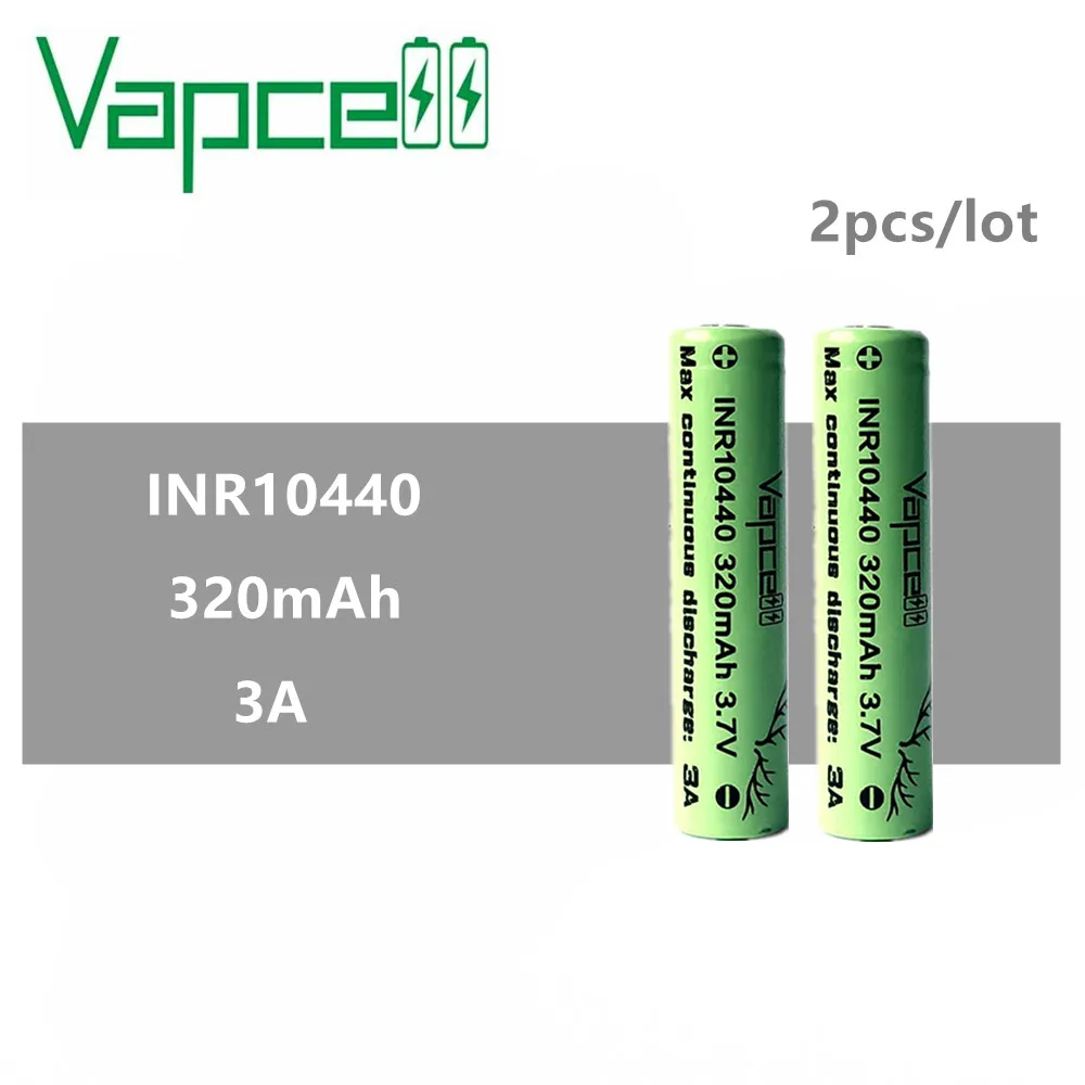 2pcs Original Vapcell 10440 Battery 320mah 3A 3 7V Rechargeable Battery