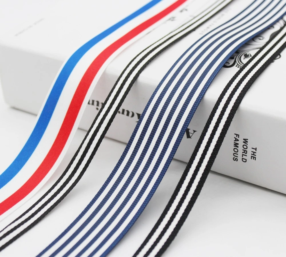 Herringbone Ribbon | Grosgrain Ribbon | Wave Tape | Wrap Band - White ...