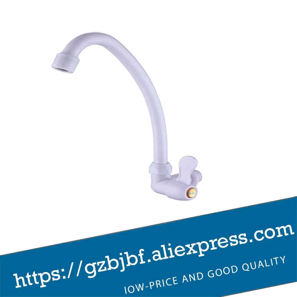 WHITE HIGH QUALITY PP PLASTIC FAUCET PRICE-in Kitchen Faucets from Home ...