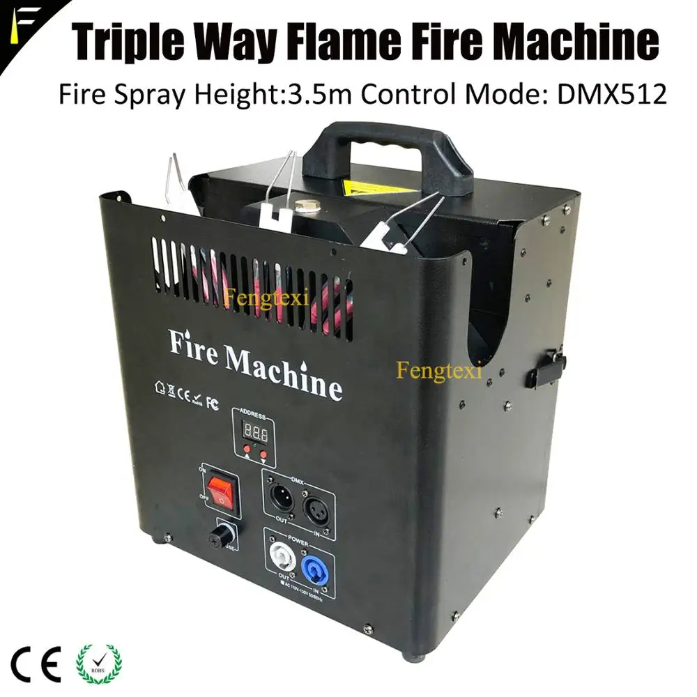DMX512-Compact-Triple-Way-Flame-thrower-3-Headed-Flame-Fire-Machine-Dj ...