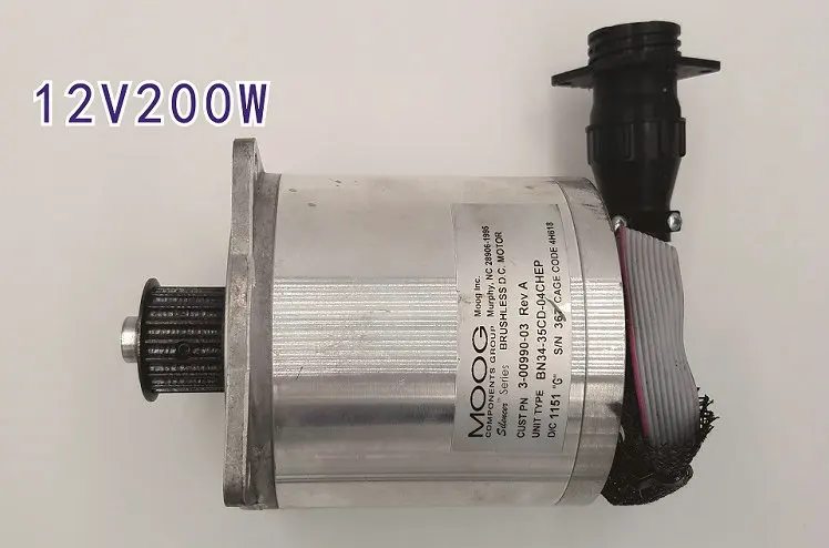 Aliexpress.com : Buy 12V 24V 1600 3500RPM 200W brushless DC servo ...