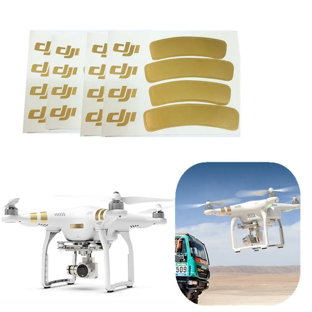 Phantom Replacement Decals Stickers for DJi Phantom 1 2 3 Rotor Arm ...