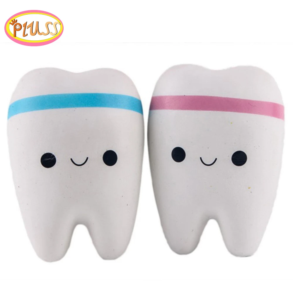 Squish Squishy Rainbow Tooth Slow Rising Cartoon Unicorn Antistress ...