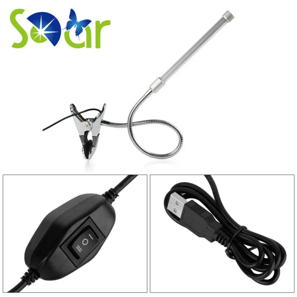 Latest book light 3 LED electronic reader with flexible reading lamp ...