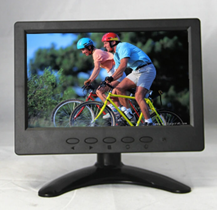 7 inch LCD Monitor Mini HD displays HDMI interface supports 1080P IPS ...
