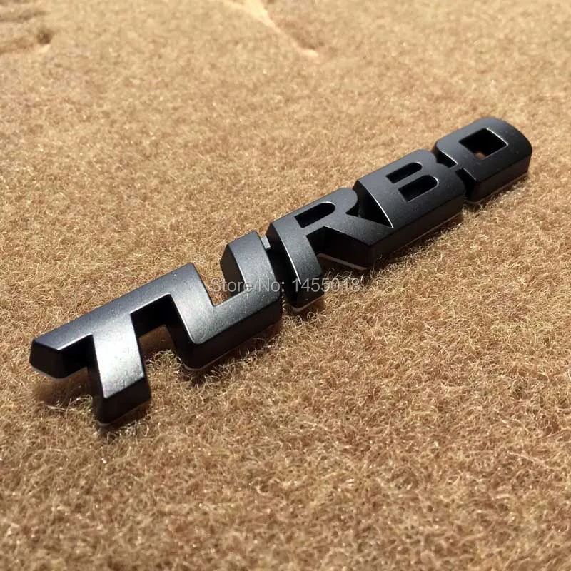 Turbo Emblem Metal Sticker Badge 3D Car StylingStickers on Cars For VW ...