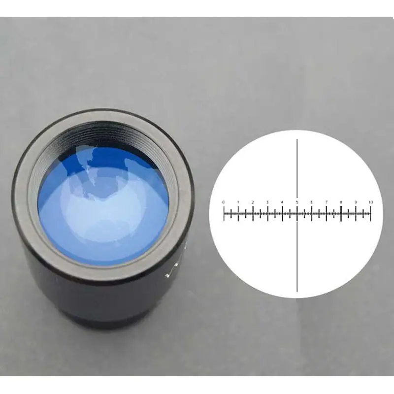 One Piece WF10x/18 mm Biological Microscope Eyepiece with Reticle Scale ...