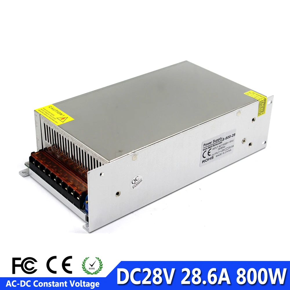 DC Power Supply 28V 28.6A 800w Led Driver Transformer 110V 220V AC to ...