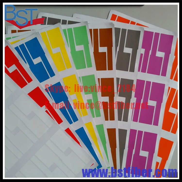 Network Cable Labels Sticker 900 Pieces 30 PCS A4 Size Color Blank ...