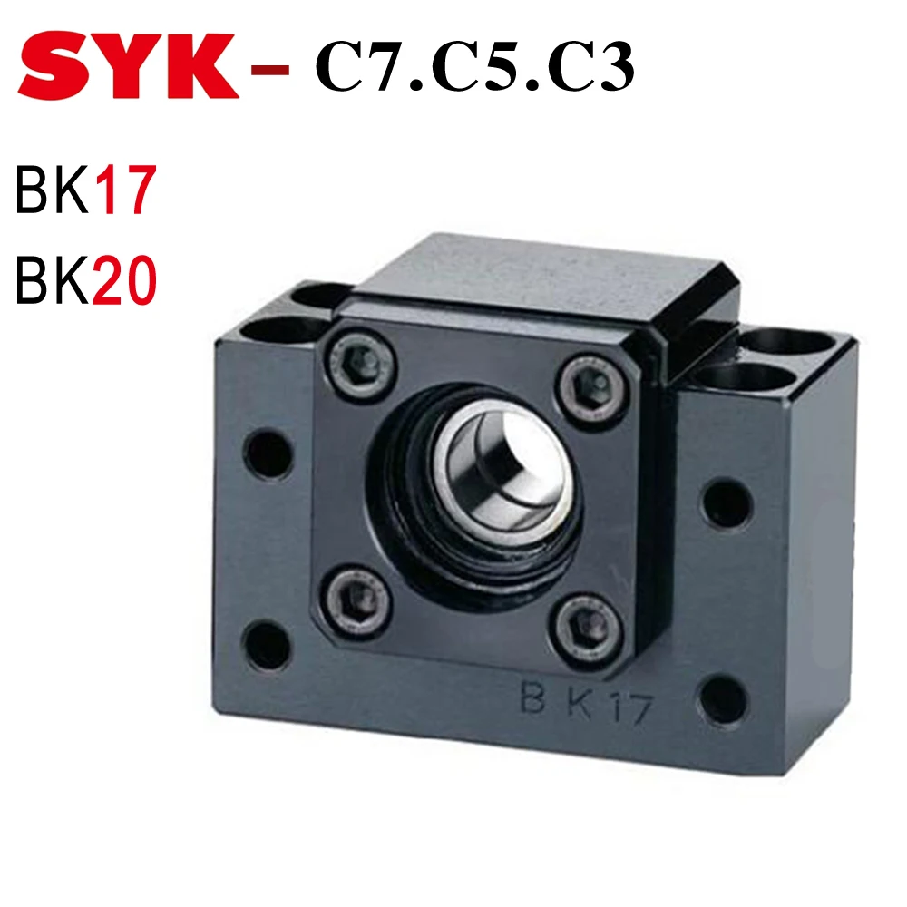 SYK BK20 End Support Unit C3 C5 BK17 BK20 C7 Motor Bracket Nut Housing ...