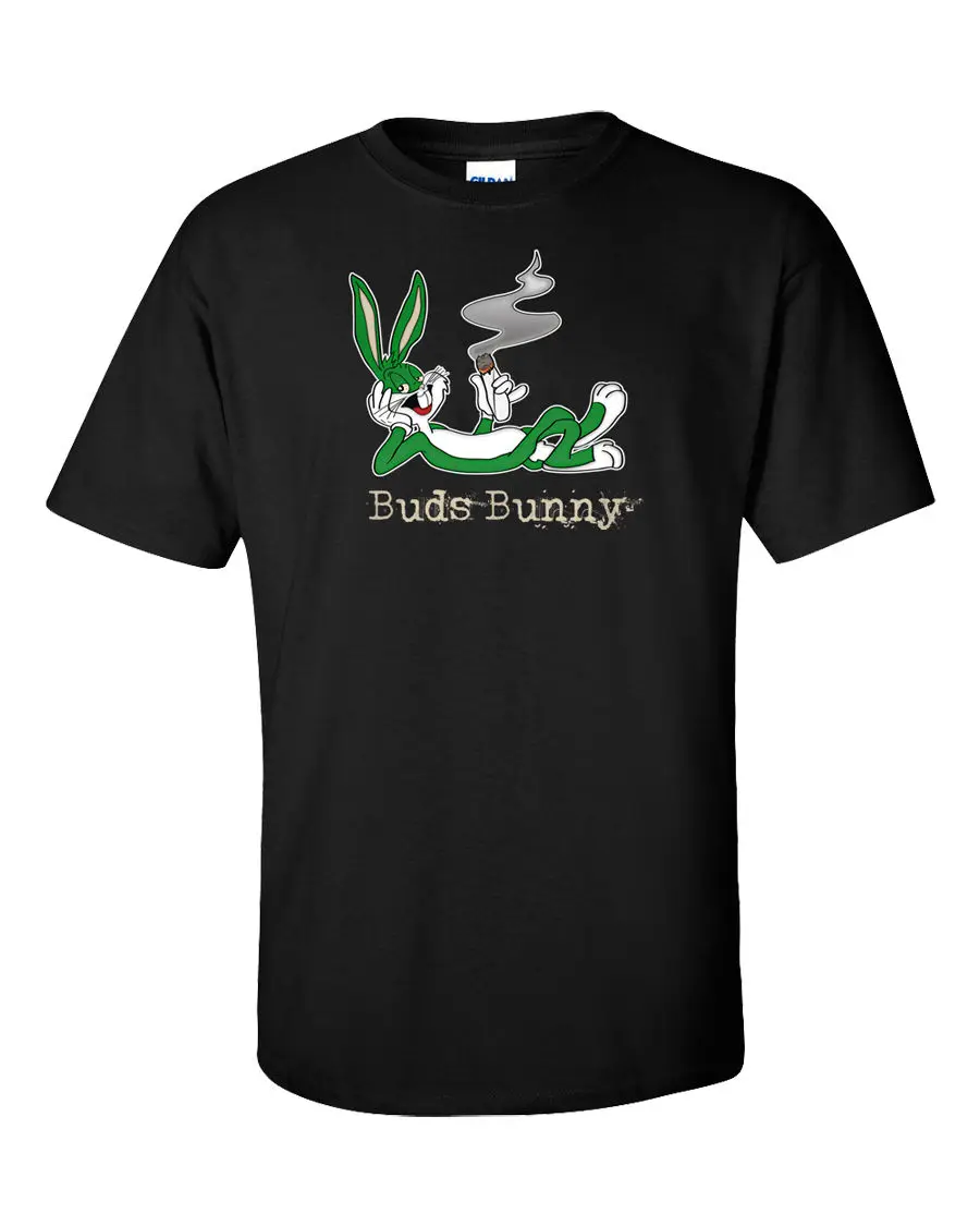 Buds Bunny T Shirt Bugs Joint Funny Weed Pot Stoner Blunts Kush|funny t ...