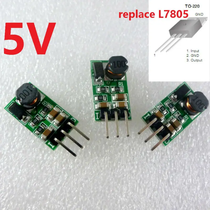 DD4012SA_5V*3 3pcs 5W 9V 12V 24V to 5V DC DC Step-Down Buck Converter ...