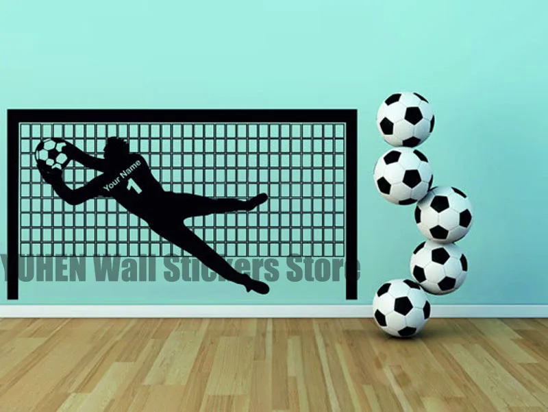 Wall Decal Soccer Goal Wall Decal Football Goal Decals Stickers Sports ...