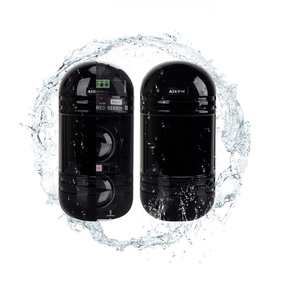 Waterproof-Dual-Beam-Sensor-Active-Infrared-Intrusion-Detector-Outdoor ...