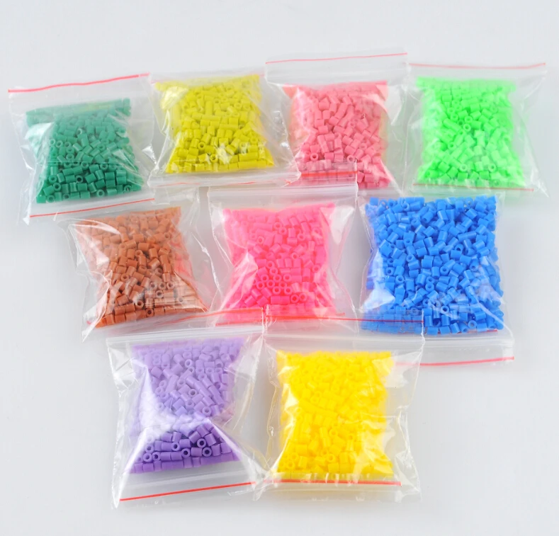 2.6mm perler beads mini soft hama bead simple package 18000pcs=36bags ...