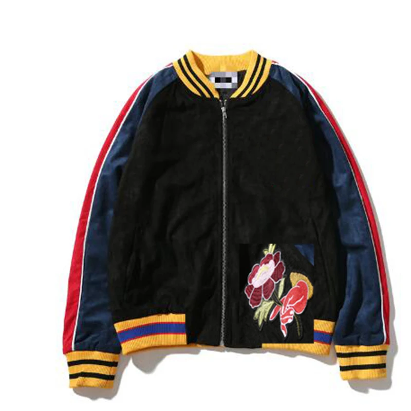 On Sale Stitching Embroidery Jacket Snake Flower Winter Fashion Retro ...