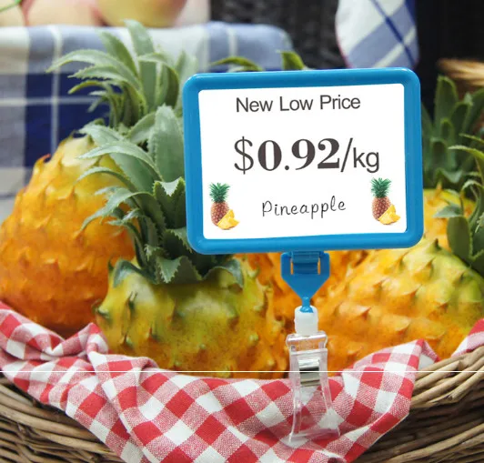 Supermarket commodity price tag brand Mini erasable fruit price card ...