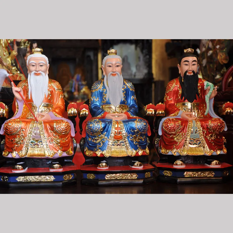 Taoism-supply-40cmresin-San-Qing-statue-Lord-Lao-Zi-Tai-Shang-Lao-Jun ...