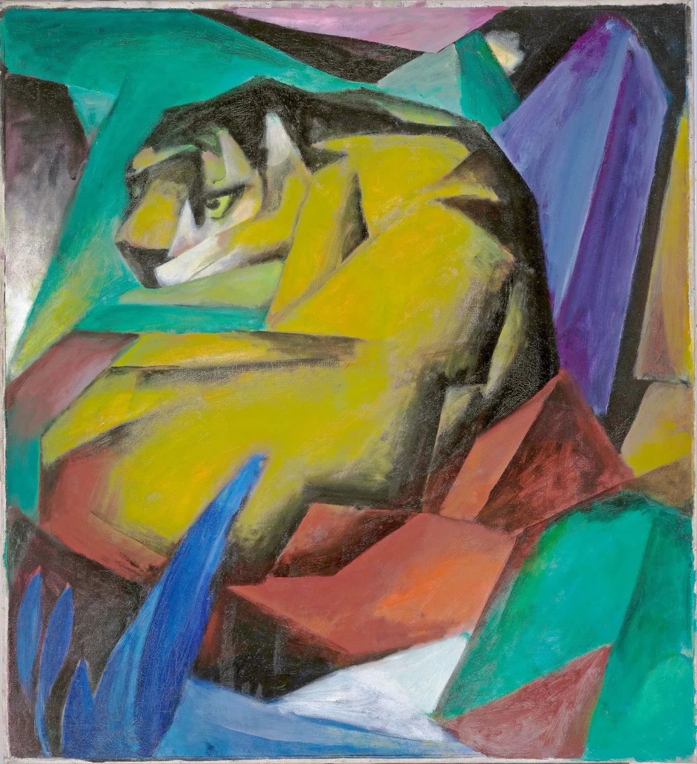 Unframed Canvas Prints Tiger By Franz Marc|canvas prints|tiger canvas ...