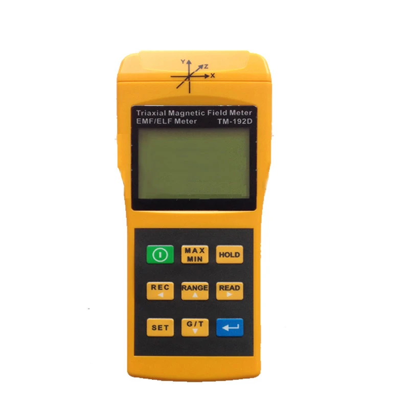 3 Axis High Precision EMF Electromagnetic Magnetic Field Gauss Meter ...
