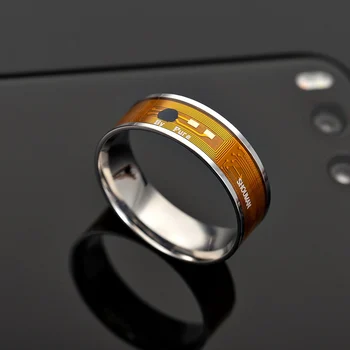 Fashion Men's Ring Magic Wear NFC Smart Ring Finger Digital Ring for ...