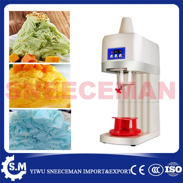 Commercial Ice Cream Shaving shaver Maker Machine Crusher machine