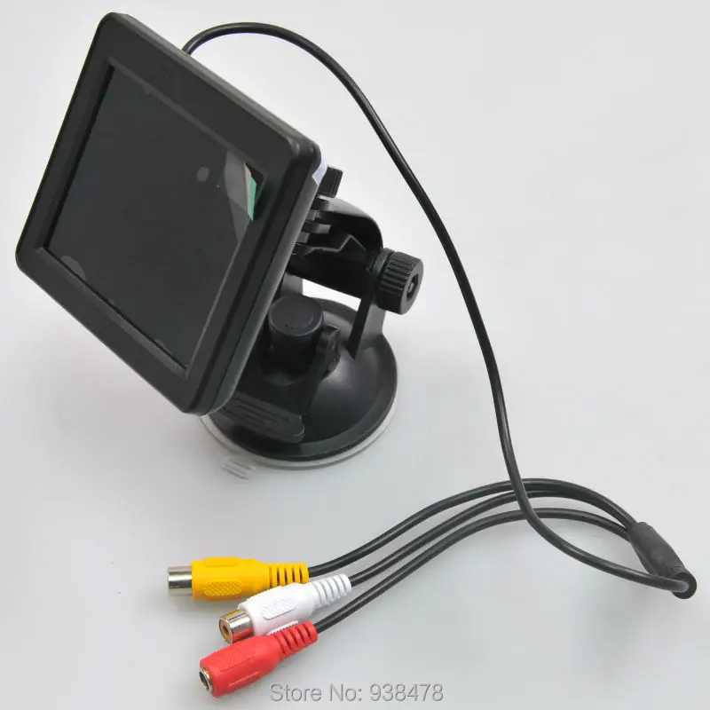 3.5" Inch Tft Lcd Monitor 320x420 Dual Video Camera Rca Input Display ...
