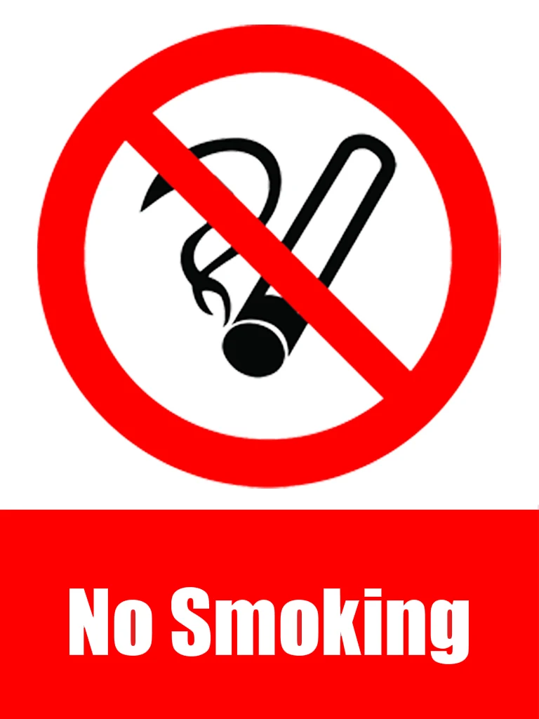 2016 1pc Red Prohibited Sign Stickers Warning Safety Sign Sticker ...