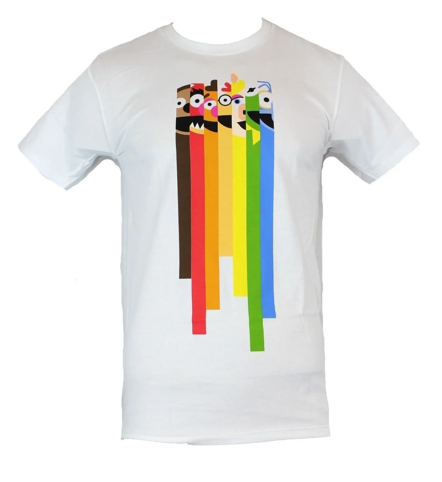 The Muppets camiseta para hombre juntos de nuevo Muppet Face Strip ...